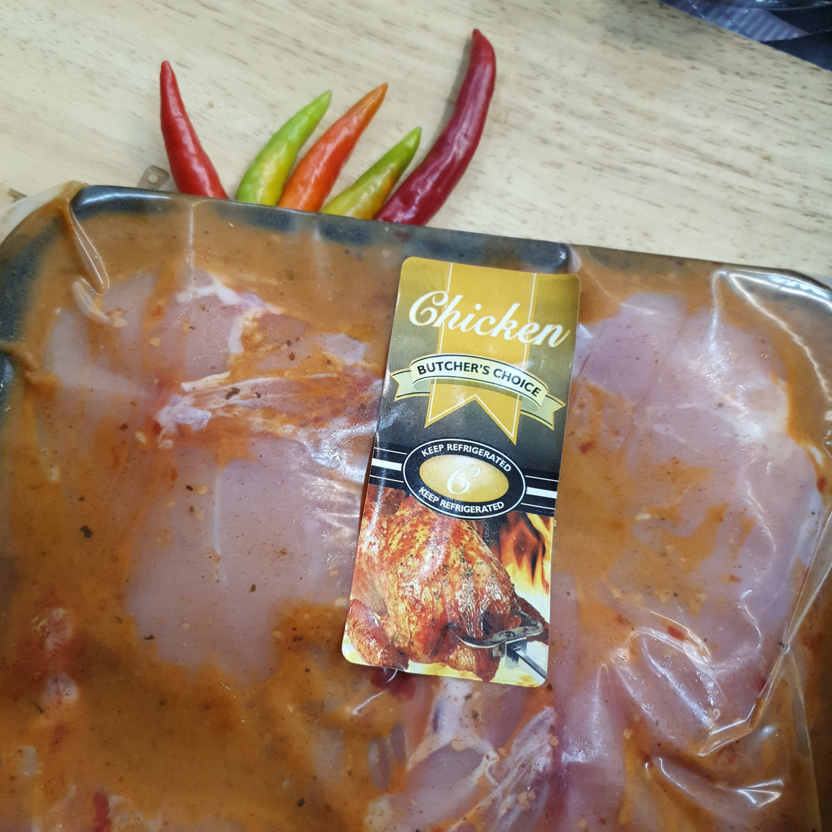 PERI PERI FULL CHICKEN ( Per kg ) – Butchers Knife